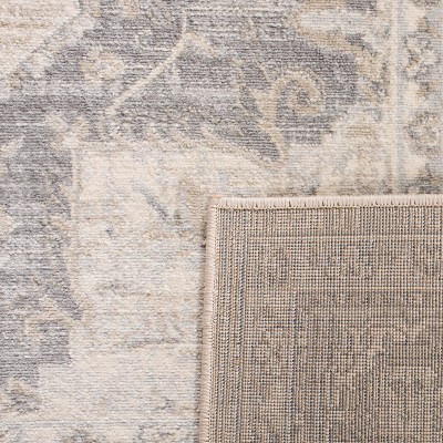 Brentwood Bnt865 Power Loomed Runner Rug - Cream/grey - 2'x16 ...