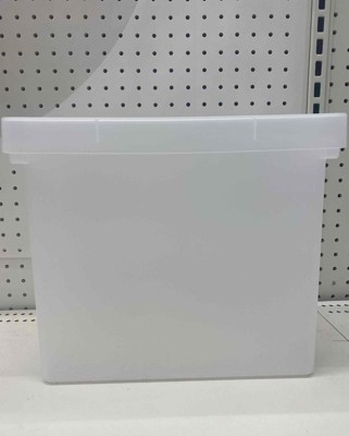 Plastic Hanging File Crate With Lid - Brightroom™ : Target