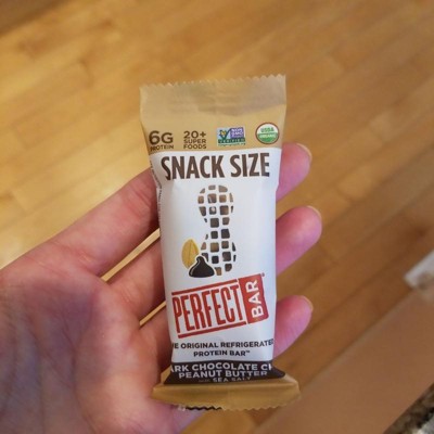 Perfect Bar Dark Chocolate Chip Peanut Butter Snack Size Protein Bars ...