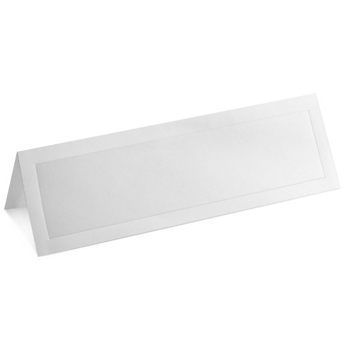 60-pack Large Tent Cards, Blank Place Card For Seat Assign, Holiday ...