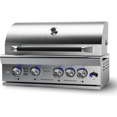 Spire 6 Burner Built In Grill Head Gas Grill With Rear Burner Model ...