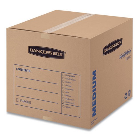 Bankers Box Smoothmove Basic Moving Boxes, Regular Slotted Container ...