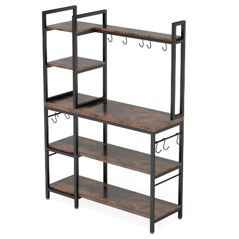 Tribesigns 43 Inch 5-tier Kitchen Bakers Rack, Brown : Target