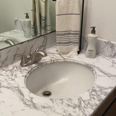 Con-tact 18"x16' Adhesive Shelf Liner - Marble: Drawer, Fridge ...