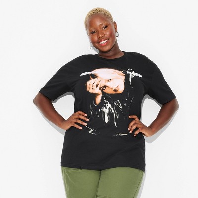 Women's Renee Rapp Short Sleeve Graphic T-shirt - Black 2x : Target