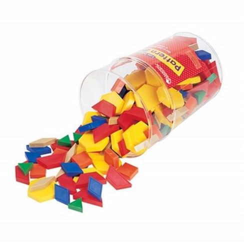 Learning Resources Plastic Pattern Blocks - Set Of 250, Ages 3+ : Target