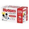 Huggies Simply Clean Unscented Baby Wipes 11 Flip-Top Packs (704ct ...