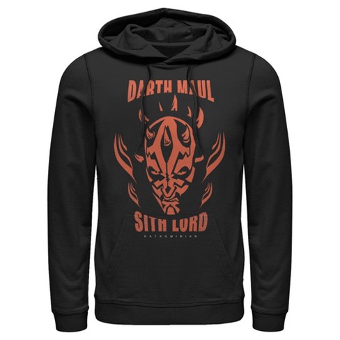 Men's Star Wars: The Clone Wars Darth Maul Sith Lord Pull Over Hoodie ...