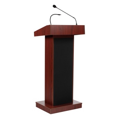 Orator Lectern Lecture Podium Mahogany - Hampden Furnishings : Target