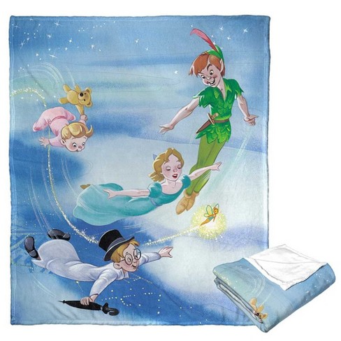 Disney Peter Pan Golden Book Peter Silk Touch Throw Blanket : Target