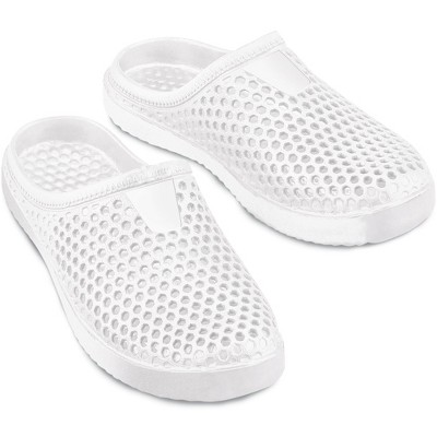 Collections Etc Ultra Comfortable Lightweight Waterproof Clogs 7 White ...