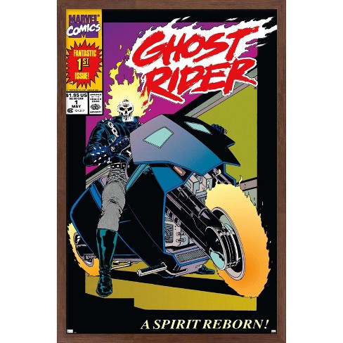 Trends International Marvel Comics Ghost Rider - Ghost Rider #1 Framed ...