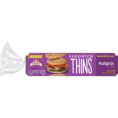 Arnold Multigrain Sandwich Thins - 12oz : Target