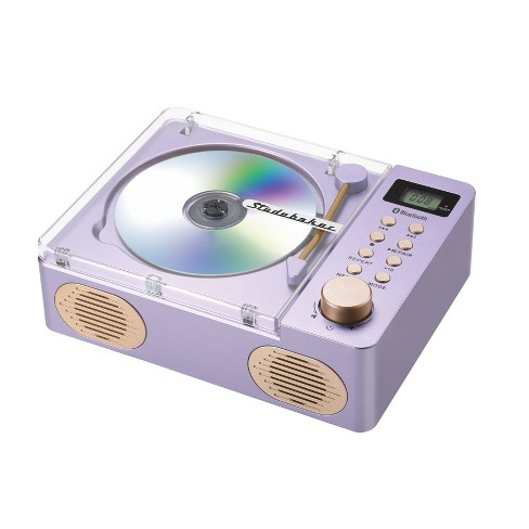 Studebaker Retro Cd Player With Bluetooth - Lilac (sb3720l) : Target