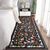 Floral Area Rugs, Machine Washable Soft Print Boho Carpet Non Slip Low ...