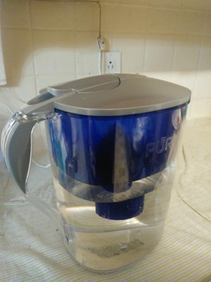 Pur 11 Cup Water Filtration Pitcher - Blue/white : Target