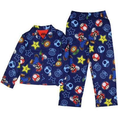 Seven Times Six Super Mario Kid's Aop Icons 2-piece Button Down Coat ...
