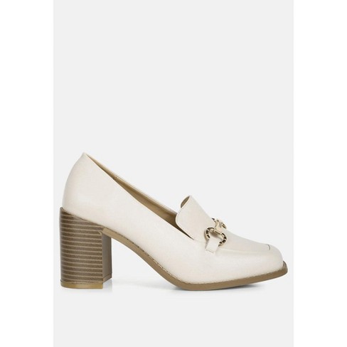 London Rag Womens Boss Fav Classic Block Heel Loafers 6 : Target