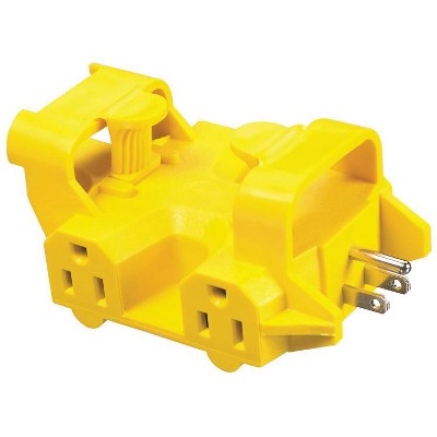 Yellow Jacket Grounded 5 Outlets Adapter 1 Pk : Target