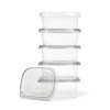 Small Rectangle Food Storage Containers - 24 Fl Oz/5ct - Dealworthy ...