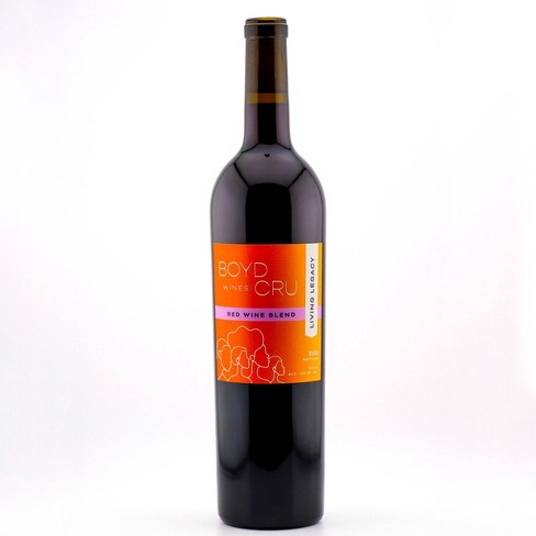 Boyd Cru Wines Living Legacy Red Blend Wine - 750ml Bottle : Target