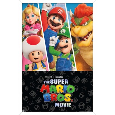 Trends International The Super Mario Bros. Movie - Group Framed Wall ...