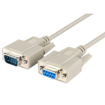 Monoprice Molded Cable - 10 Feet - Beige | Db9 Male/female : Target