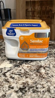 Similac 360 Total Care Sensitive Non-gmo Powder Infant Formula - 20.1oz ...