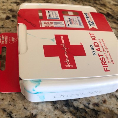 Johnson & Johnson First Aid To Go! Portable Mini Travel Kit - 12pc : Target
