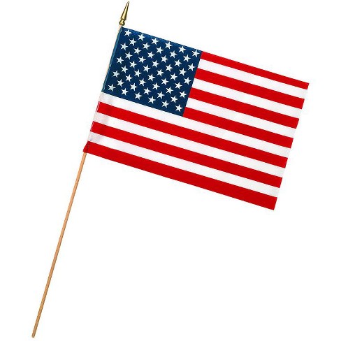 Valley Forge American Stick Flag 12 In. H X 18 In. W (pack Of 48) : Target