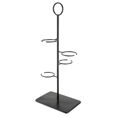 True Hover Wine Glass Flight Server, Wine Tasting Carrier Kit, Holds 4 ...