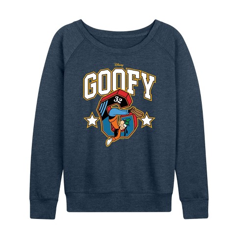 Women's Disney Goofy Collegiate Lightweight French Terry Slouchy ...