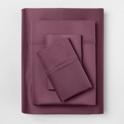 400 Thread Count Ultimate Percale Cotton Solid Sheet Set - Purity Home ...