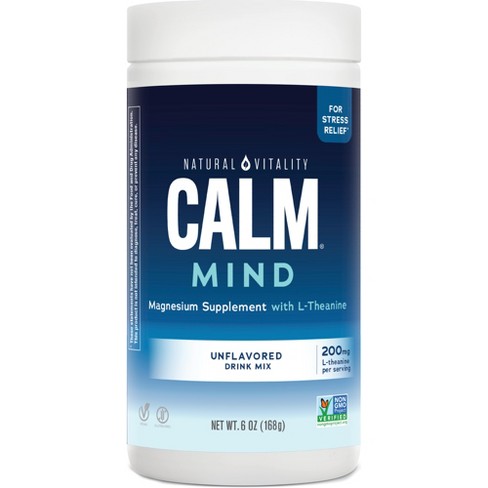 Natural Vitality Calm Mind Unflavored Magnesium Supplement Drink Mix ...