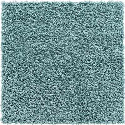 Unique Loom 7' 0 X 7' 0 Davos Shag Aqua Area Rug : Target