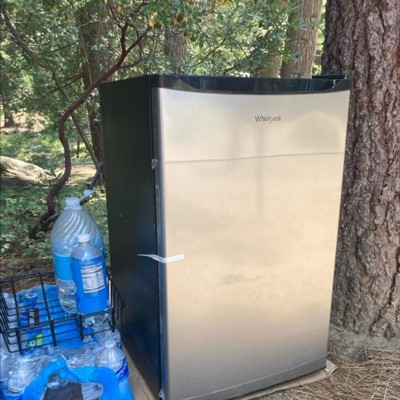 Whirlpool 4.3 Cu Ft Mini Refrigerator Stainless Steel Wh43s1e: Compact ...