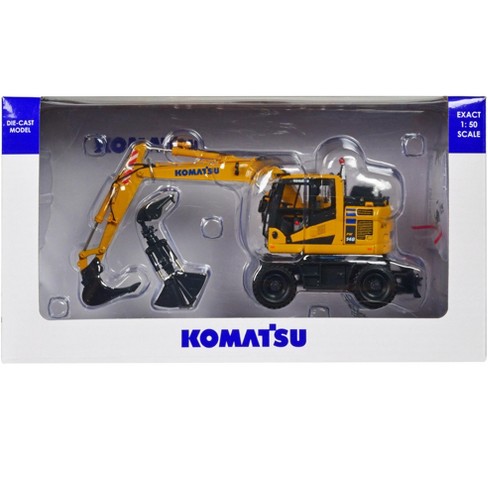 Komatsu Pw148-11 Wheel Loader Yellow With Standard And Clamshell ...
