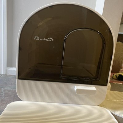 Pawhut Cat Litter Box With Lid, Covered Litter Box For Indoor Cats With ...