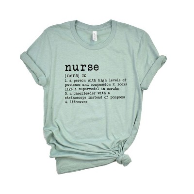 Simply Sage Market Women's Nurse Definition Short Sleeve Graphic Tee ...