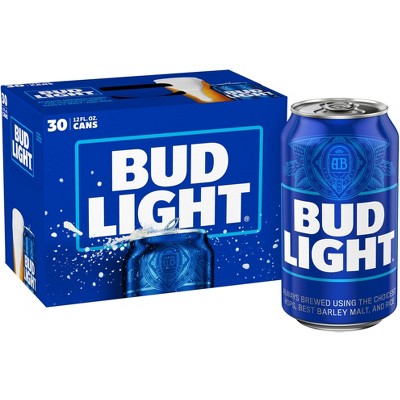Bud Light Beer - 30pk/12 Fl Oz Cans : Target