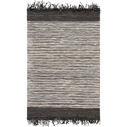 Vintage Leather Vtl373 Hand Woven Accent Rug - Dark Brown/multi - 3'x5 ...