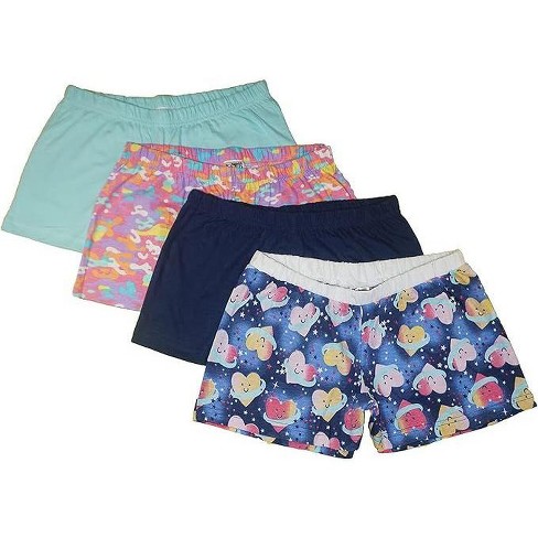 Pajama R Us Women Assorted Color 4 Pack Pajama Shorts Set, Hearts ...