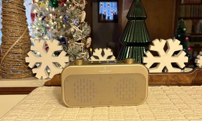 Portable Brass Finish Am/fm Bluetooth Radio - Hearth & Hand™ With ...