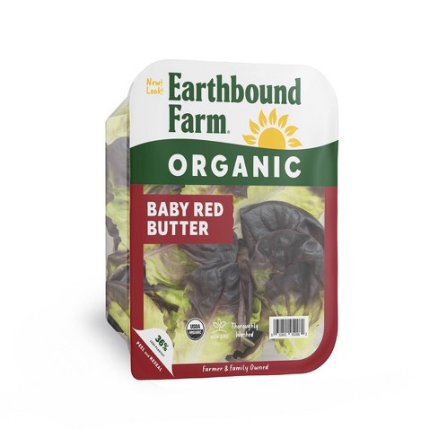Earthbound Farm Organic Baby Red Butter Lettuce - 5oz : Target