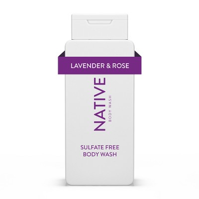 Native Body Wash - Lavender & Rose - Sulfate Free - 18 Fl Oz : Target