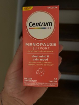 Centrum Menopause Support Clear Mind And Mood Vitamin Tablets - 30ct ...