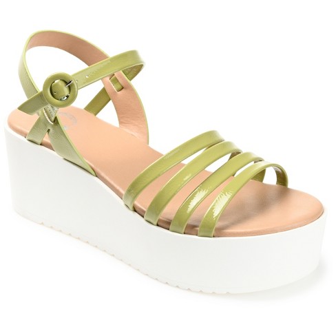 Journee Collection Womens Miragge Tru Comfort Foam Ankle Strap Platform ...