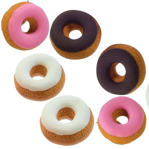Adorable & Scented! Donut Shoppe Mini Erasers (6 Pack) : Target