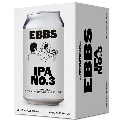 Ebbs Brewing Ipa - 6pk/12 Fl Oz Cans : Target