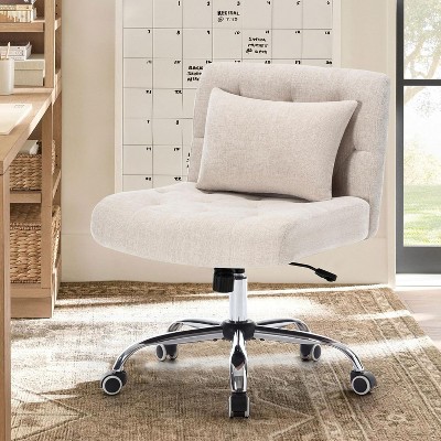Xiyuyeu Armless Home Office Chair With Adjustable Height Computer Chair ...